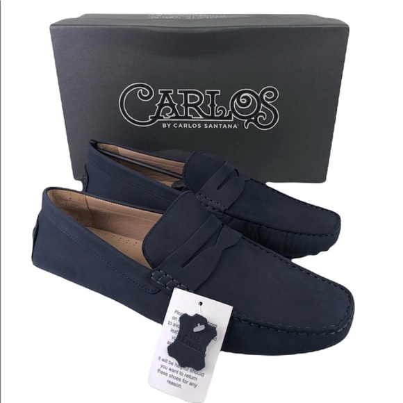 Carlos Santana | Shoes | Carlos Santana Navy Ritchie Penny Loafer Shoes ...